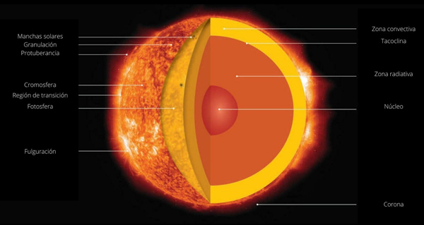 Anatomía del Sol, la estrella que permite la vida en la Tierra - Buenas ...
